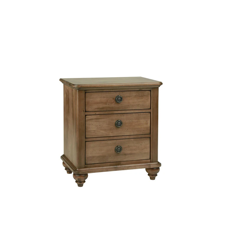 Perfect Balance 3202-203 Millcroft 3 Drawer Night Stand - Hickory Park ...