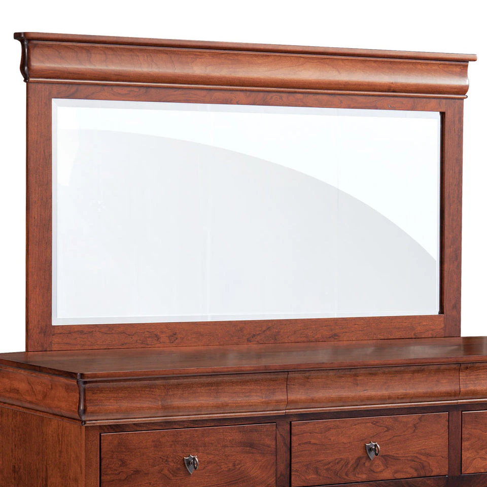 Simply Amish MELPSBM Louis Philippe Bureau Mirror, 54" - Hickory Park ...